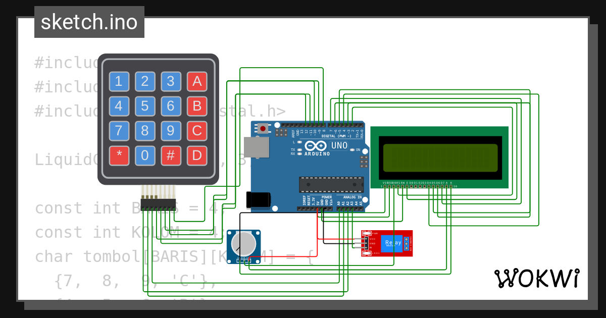 Lcd16x2 Wokwi Esp32 Stm32 Arduino Simulator