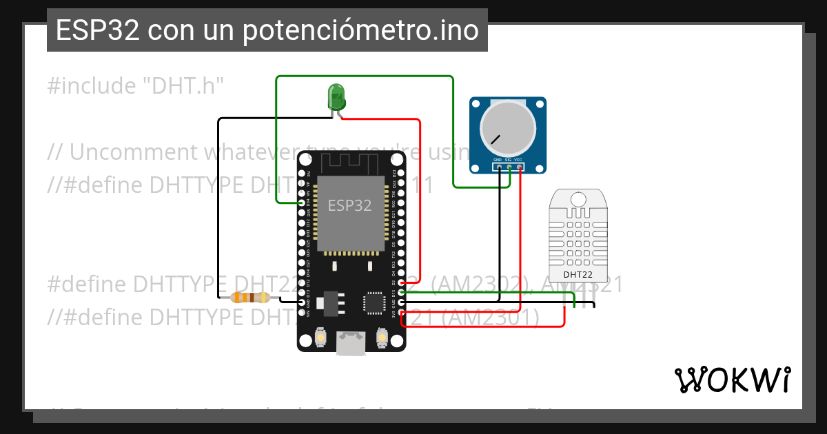 04.- ESP32 con un potenciómetro.ino - Wokwi ESP32, STM32, Arduino Simulator
