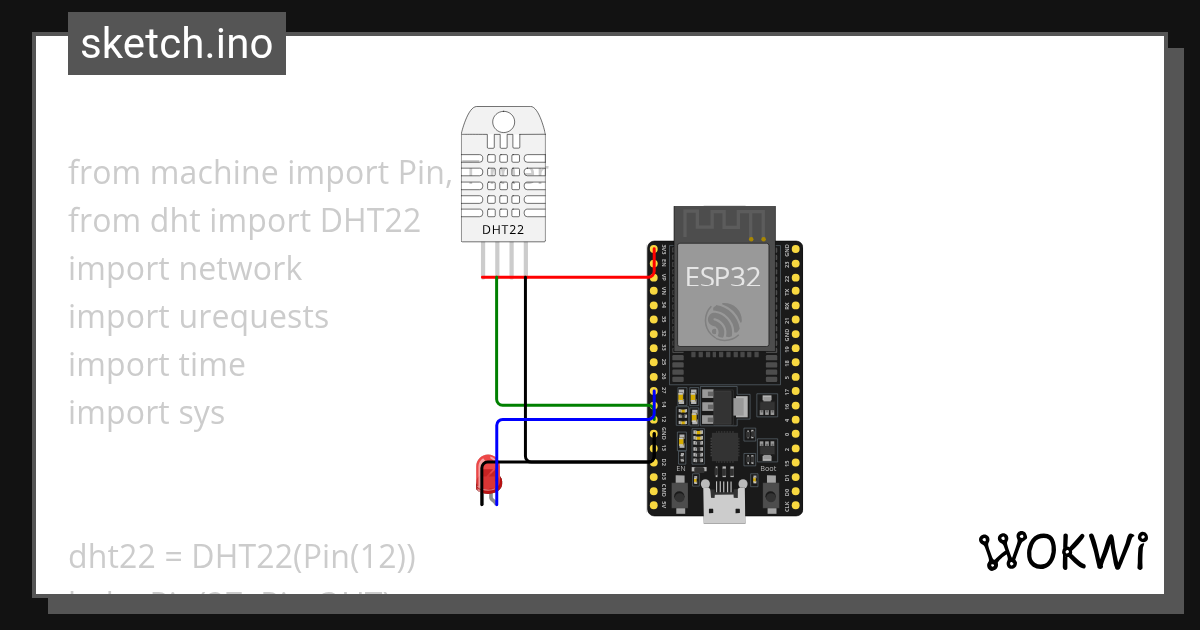 Things Speak - Wokwi ESP32, STM32, Arduino Simulator