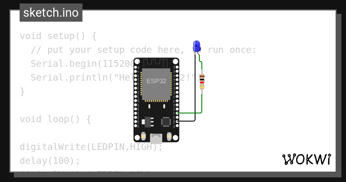 Projeto Esp32 Wokwi Esp32 Stm32 Arduino Simulator