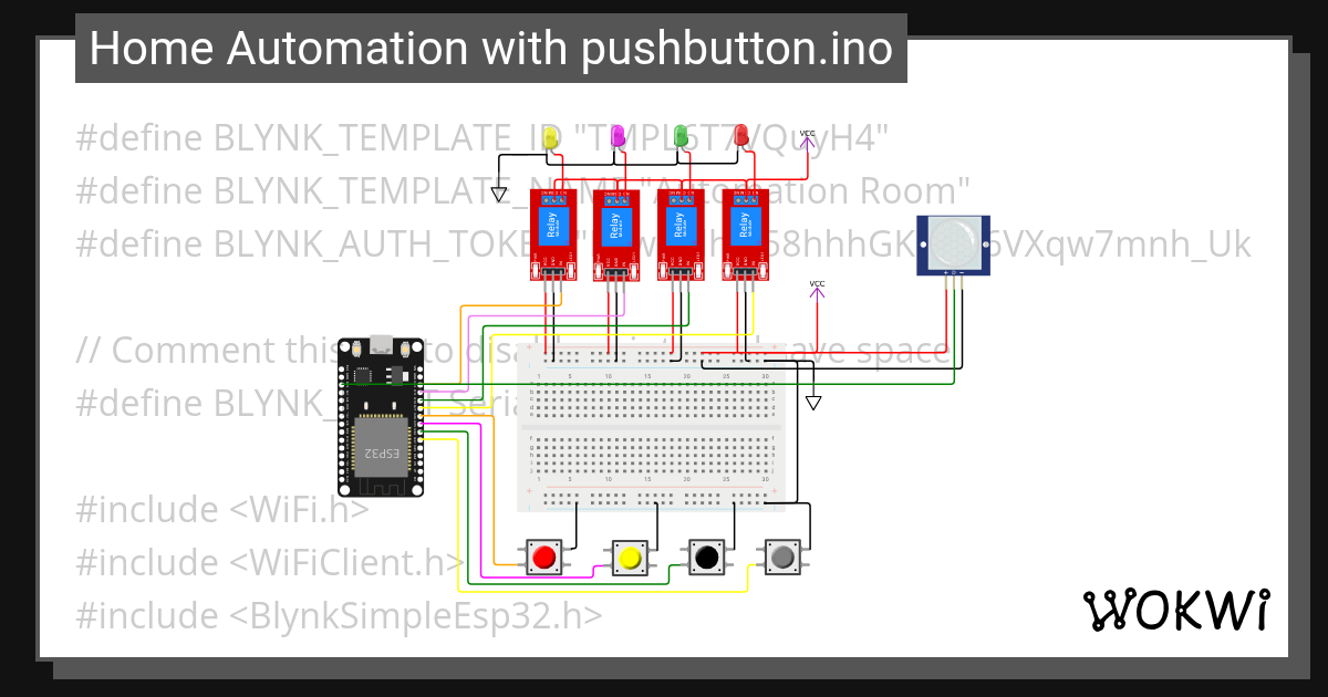 Automation Room Wokwi Esp32 Stm32 Arduino Simulator 8862