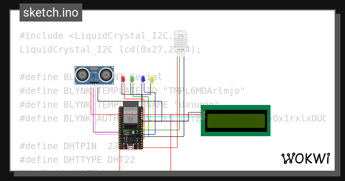 ปลายภาค Wokwi Esp32 Stm32 Arduino Simulator