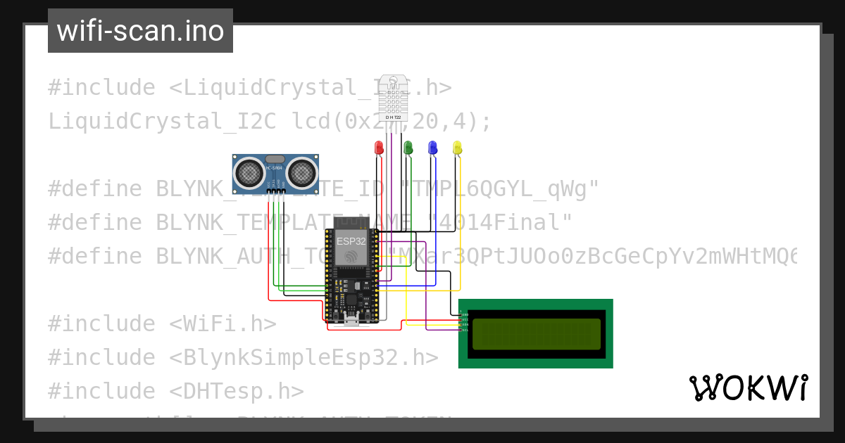 ข้อสอบปลายภาค Wokwi Esp32 Stm32 Arduino Simulator