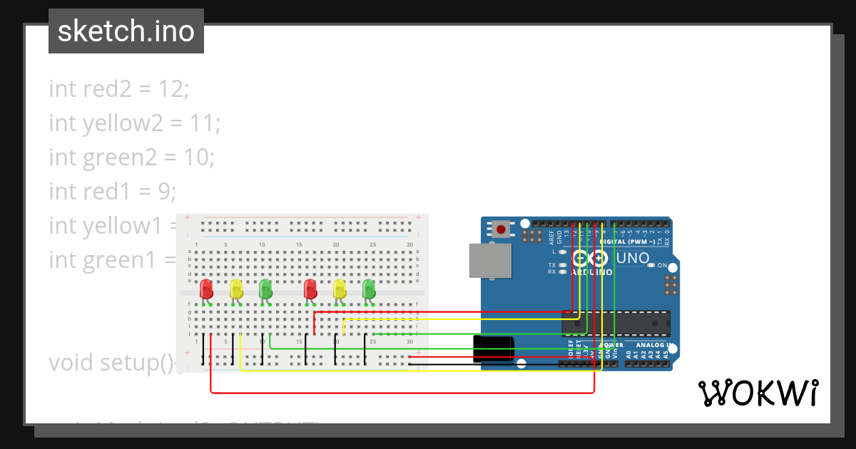 Trafficlightbasic Wokwi Esp32 Stm32 Arduino Simulator