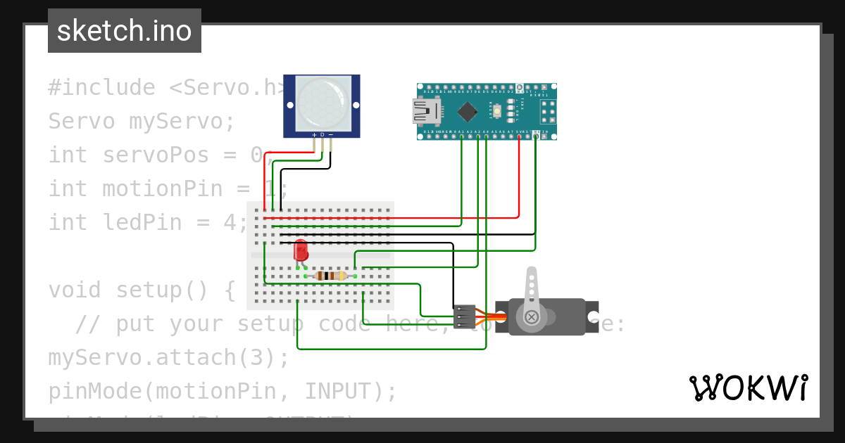 Door Automatique Wokwi Esp32 Stm32 Arduino Simulator 9344