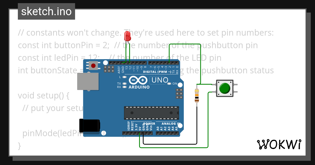 button-led Copy - Wokwi ESP32, STM32, Arduino Simulator