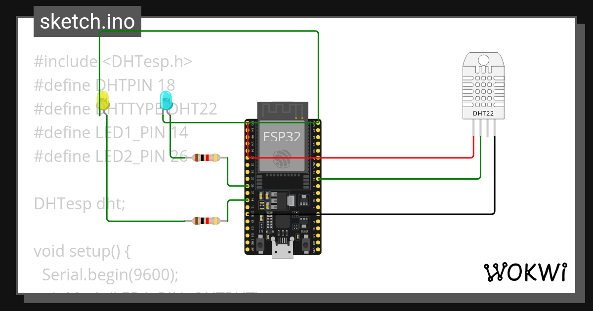 11211003tugasdht22 Wokwi Esp32 Stm32 Arduino Simulator 3622