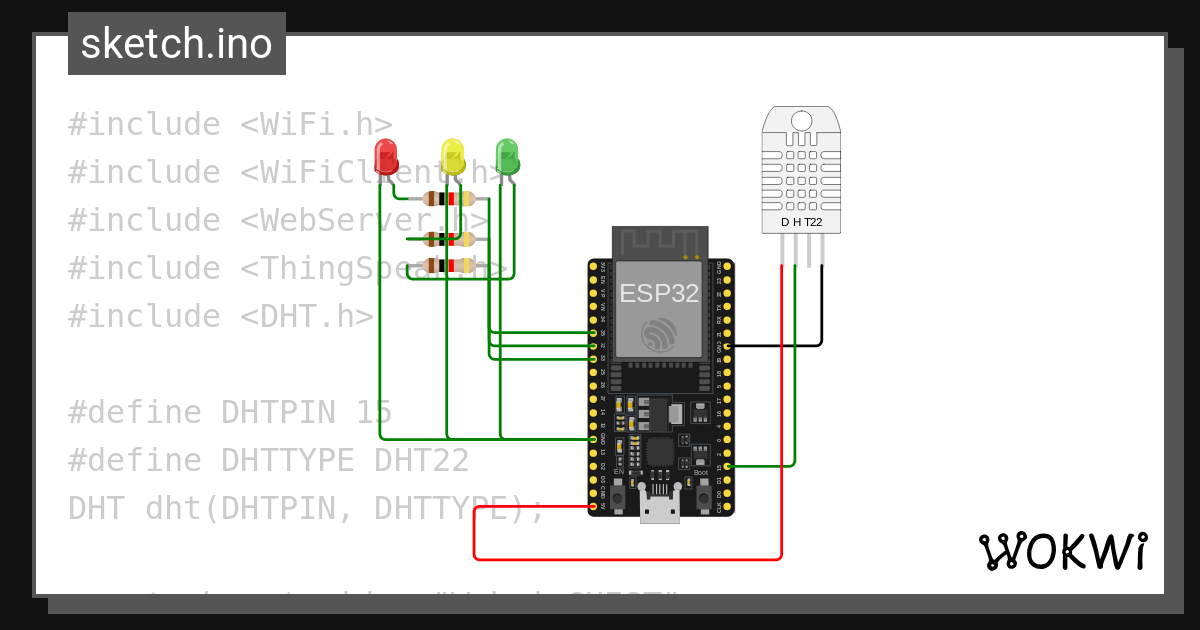 Monitoring Suhu Pada Esp32 Wokwi Esp32 Stm32 Arduino Simulator 4166