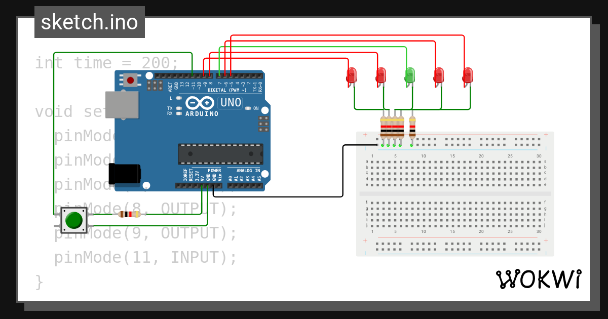 Ruleta Fortuna Wokwi Esp32 Stm32 Arduino Simulator 7404