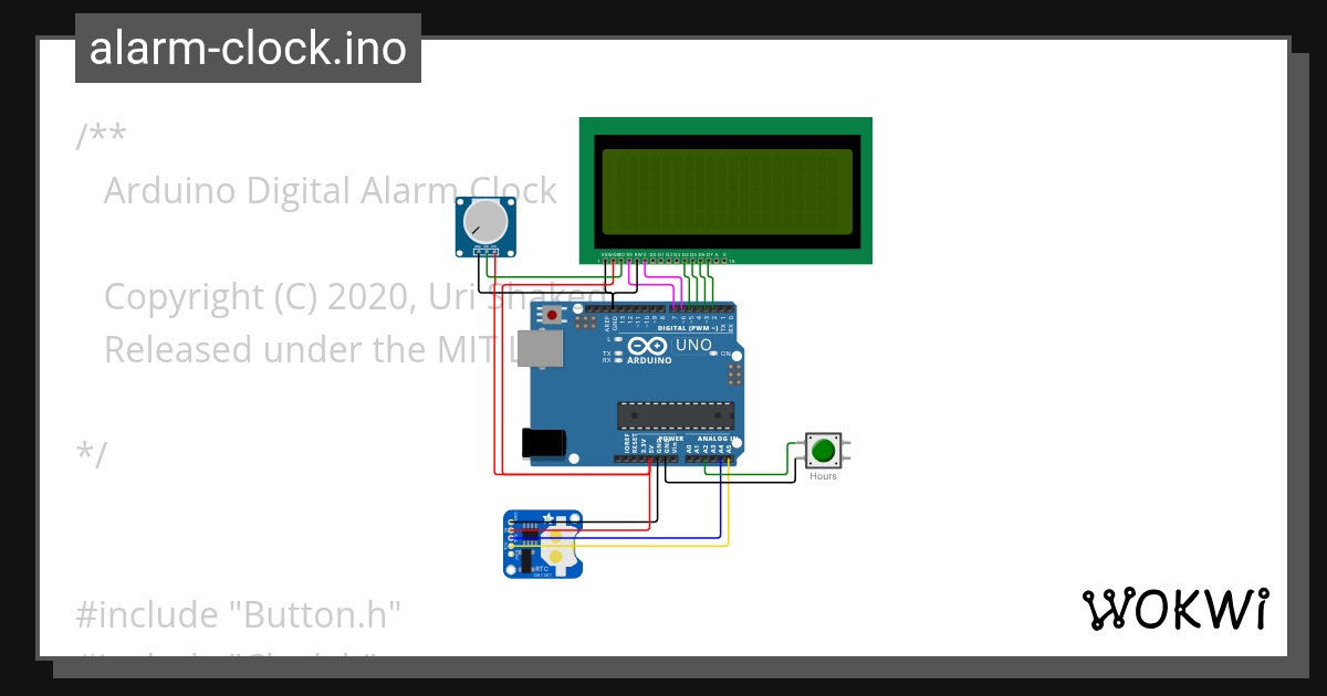 alarm-clock.ino Copy - Wokwi ESP32, STM32, Arduino Simulator