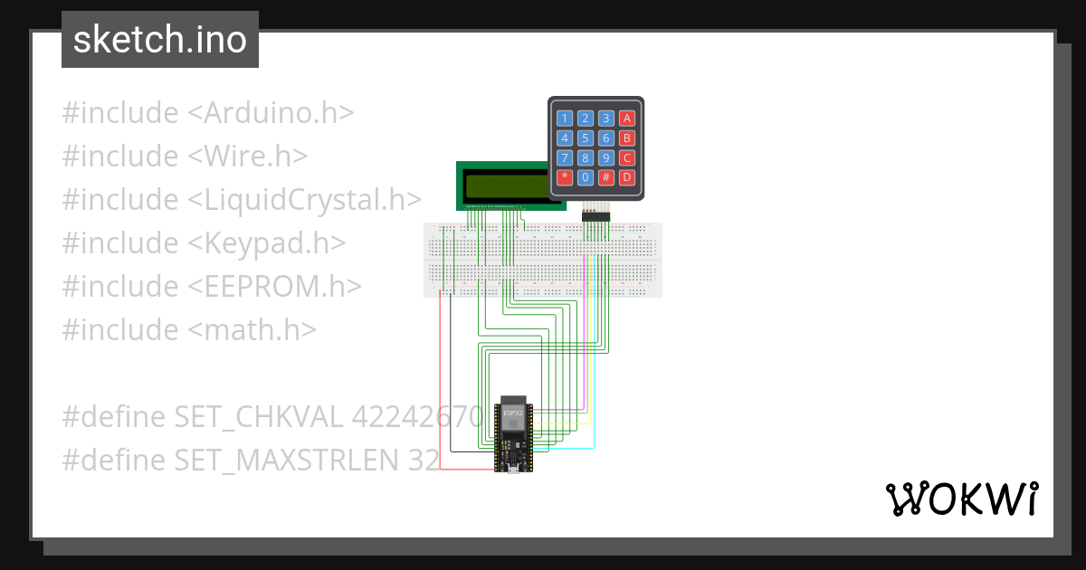 Menulcd Wokwi Esp32 Stm32 Arduino Simulator 9147
