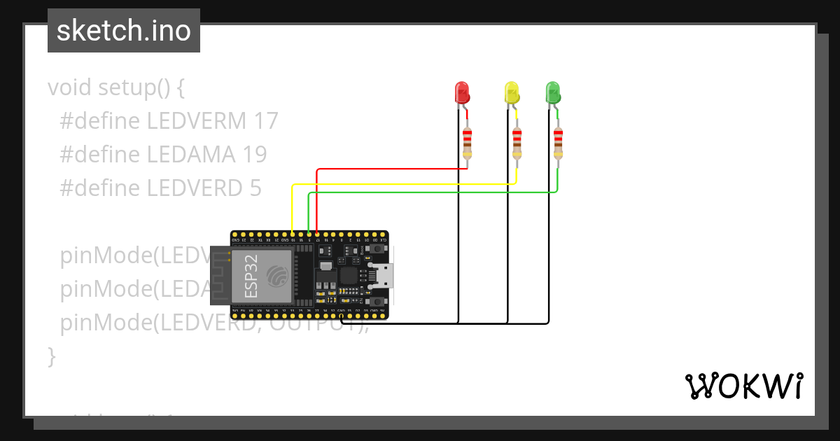 Exercício6 Beatriz Wokwi Esp32 Stm32 Arduino Simulator 
