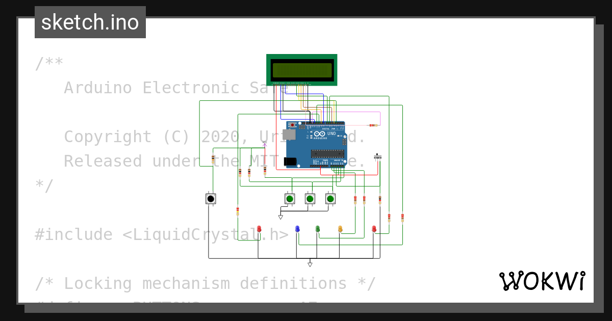 Menu System V05 Wokwi Esp32 Stm32 Arduino Simulator 4049