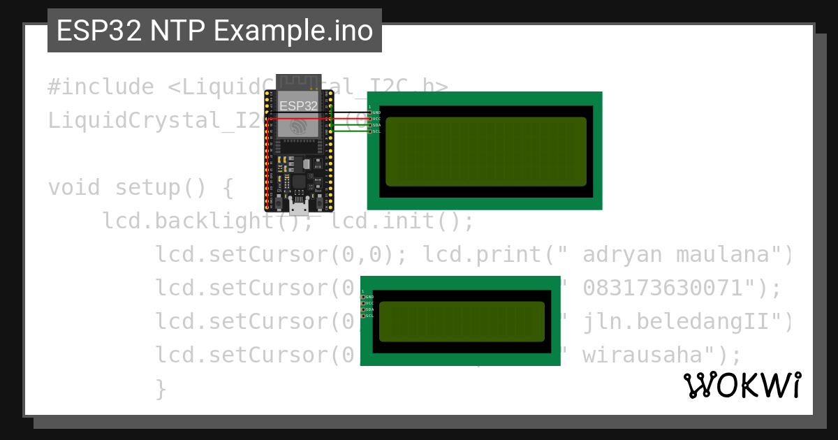 Esp32 Ntp O Copy Wokwi Esp32 Stm32 Arduino Simulator 0957