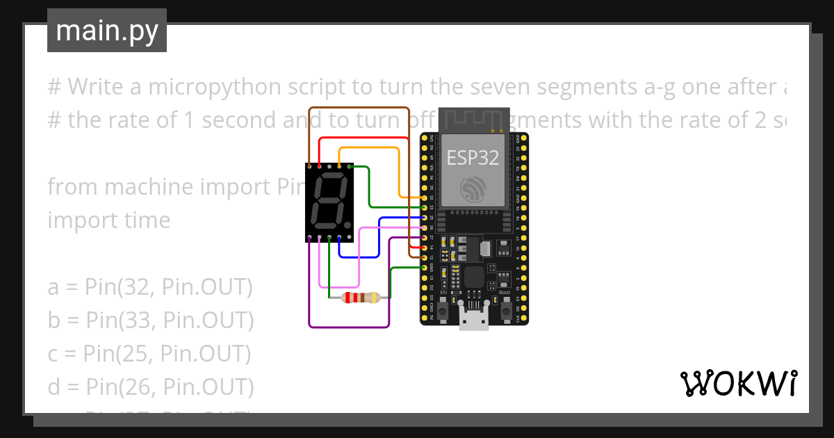Sevensegmentdisplay Copy Wokwi Esp32 Stm32 Arduino Simulator 