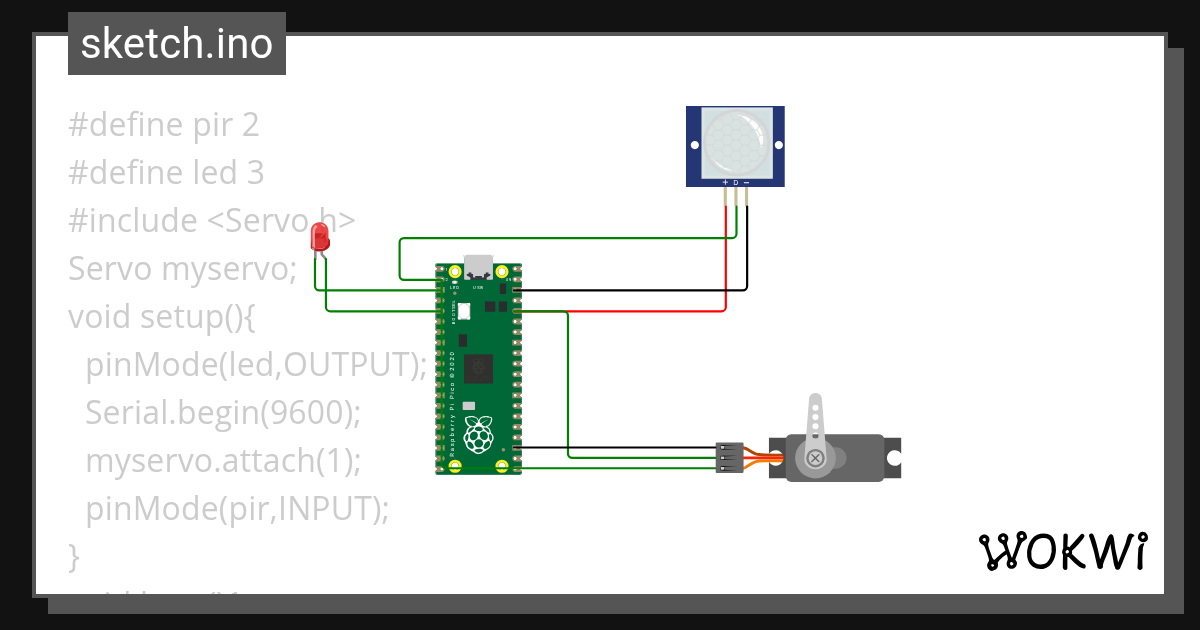 door new opening system 5(b) - Wokwi ESP32, STM32, Arduino Simulator door new opening system 5(b) - Wokwi ESP32, STM32, Arduino Simulator