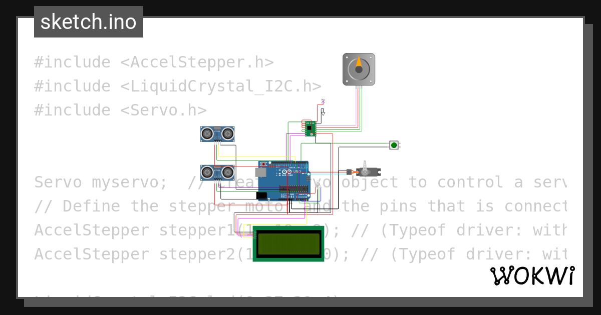 Gop178 Interrupt Copy避障小车 Wokwi Esp32 Stm32 Arduino Simulator 6772