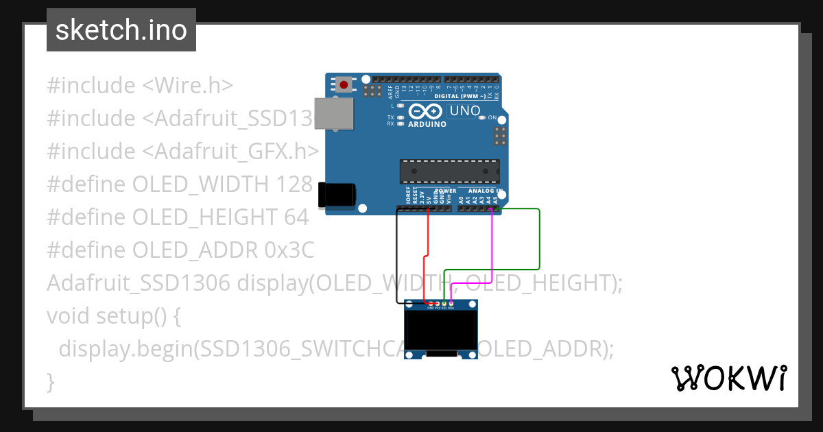 oled - Wokwi ESP32, STM32, Arduino Simulator