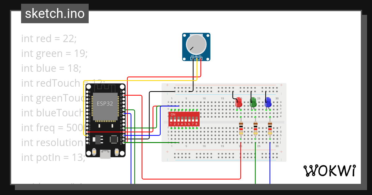 Arduino Core - Lab 3 Try - Wokwi ESP32, STM32, Arduino Simulator