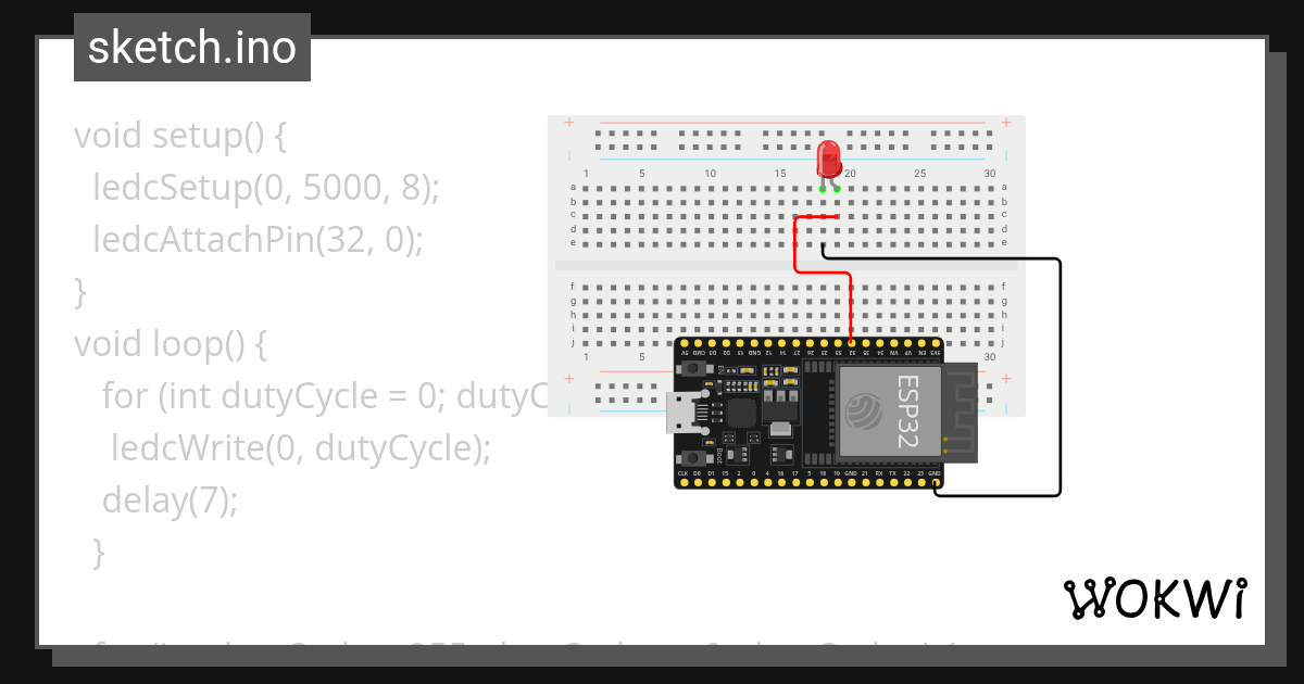 Esp32 Pwm Wokwi Esp32 Stm32 Arduino Simulator