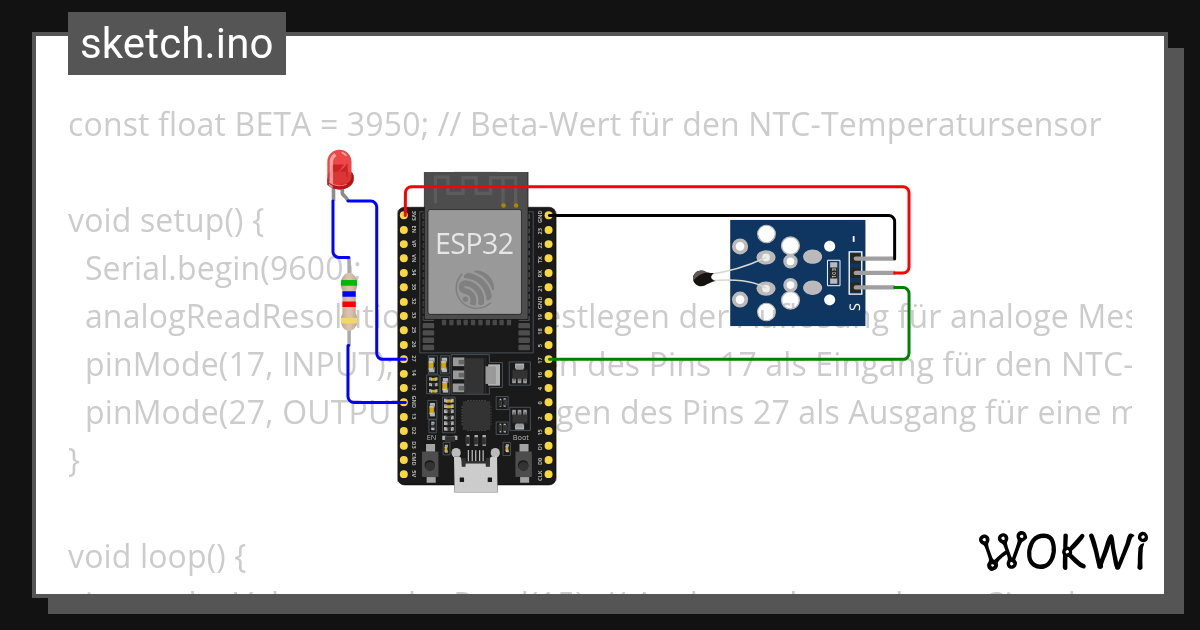 ntc - Wokwi ESP32, STM32, Arduino Simulator
