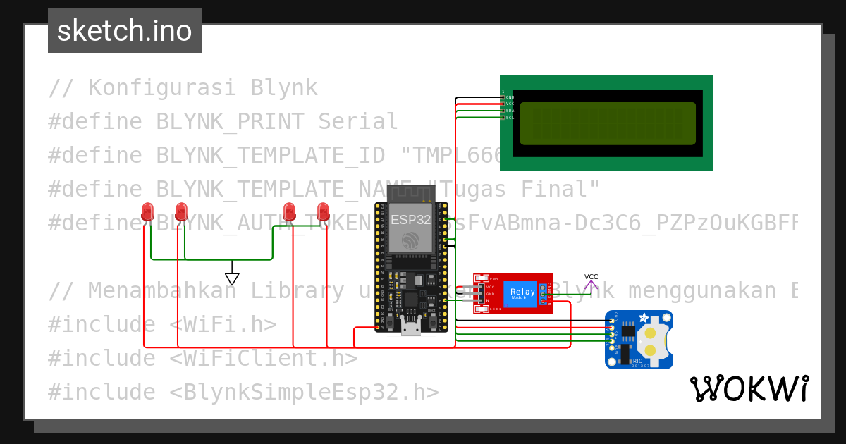 Asli Jadi Mi Tugasta Cuy 😅 Copy Wokwi Esp32 Stm32 Arduino Simulator 5229