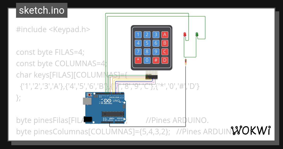 Teclado - Wokwi ESP32, STM32, Arduino Simulator Teclado - Wokwi ESP32, STM32, Arduino Simulator