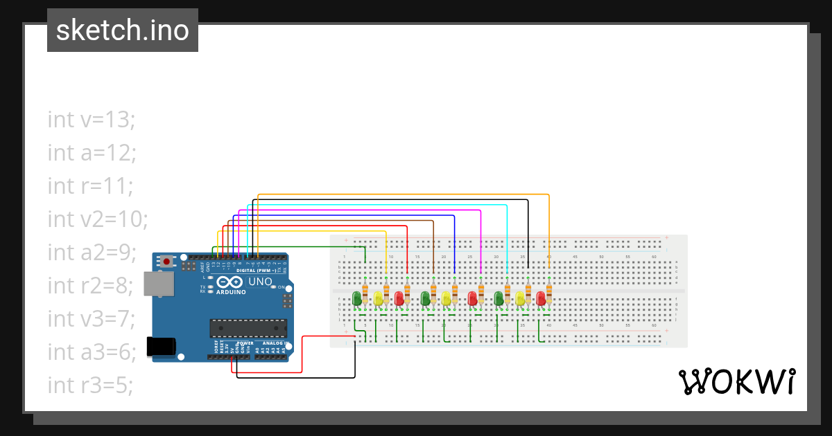Alejandrara3 Semaforos Wokwi Esp32 Stm32 Arduino Simulator 6800