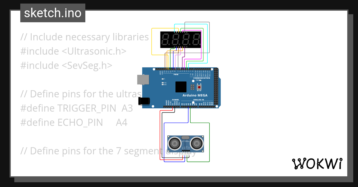 Speed Display New Code Wokwi Esp32 Stm32 Arduino Simulator 3102