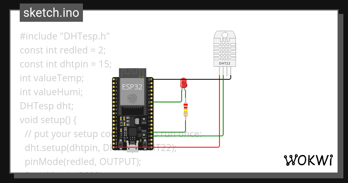 IoT basic - Wokwi ESP32, STM32, Arduino Simulator