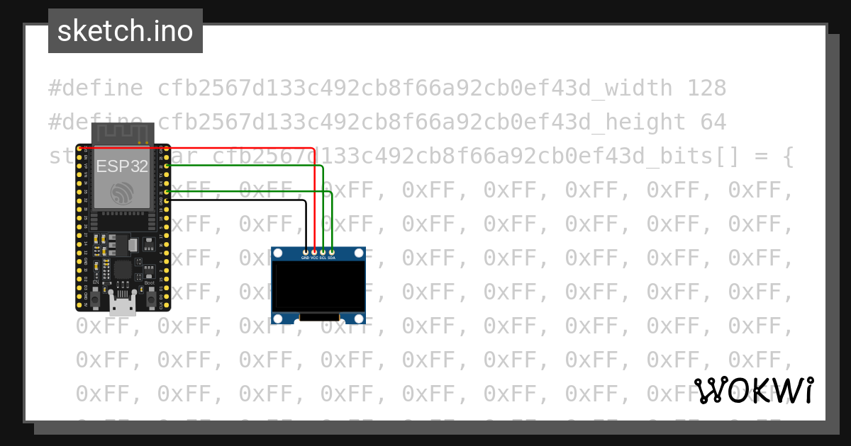 11101133圖形 Wokwi Esp32 Stm32 Arduino Simulator