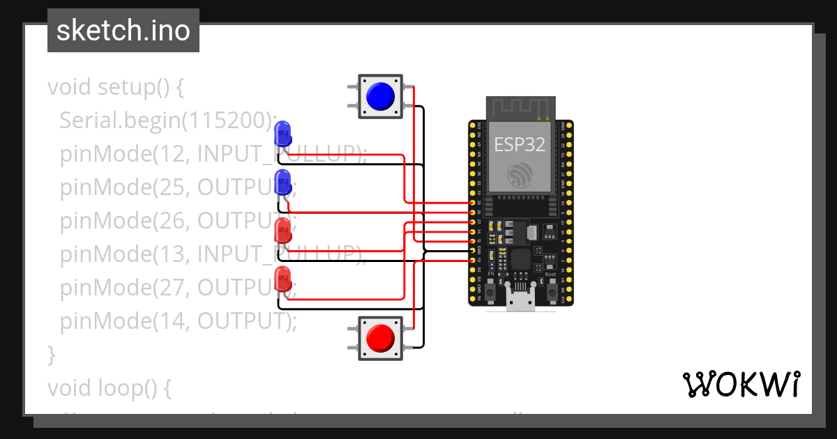 039 2 button - Wokwi ESP32, STM32, Arduino Simulator
