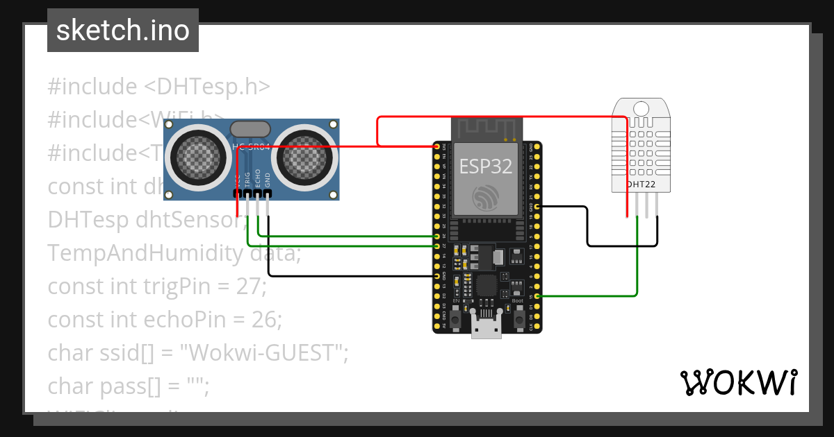 Green House Wokwi Esp32 Stm32 Arduino Simulator 