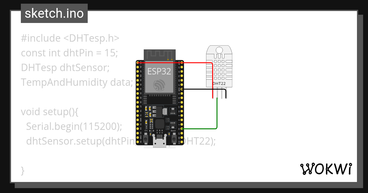 dht ultra - Wokwi ESP32, STM32, Arduino Simulator