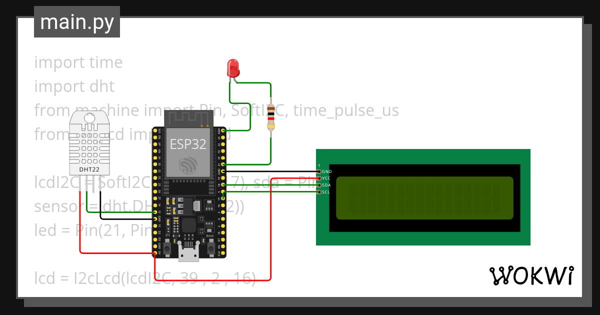 LAB14_1 - Wokwi ESP32, STM32, Arduino Simulator