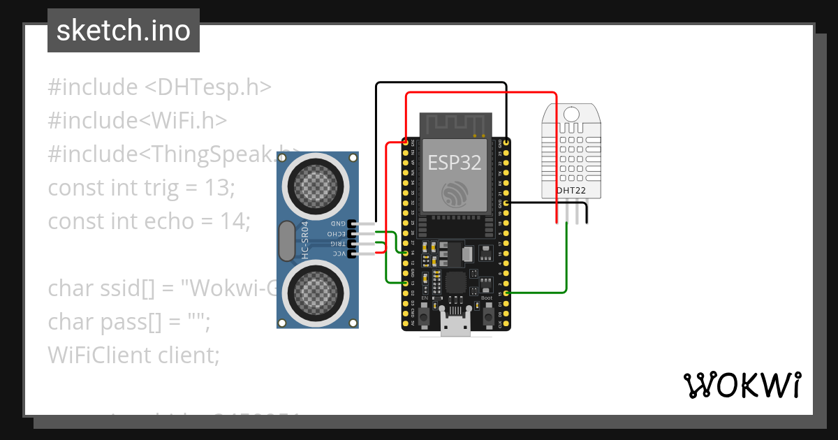 WIFI - Wokwi ESP32, STM32, Arduino Simulator