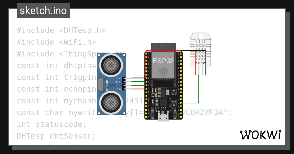 Green House Wokwi Esp32 Stm32 Arduino Simulator