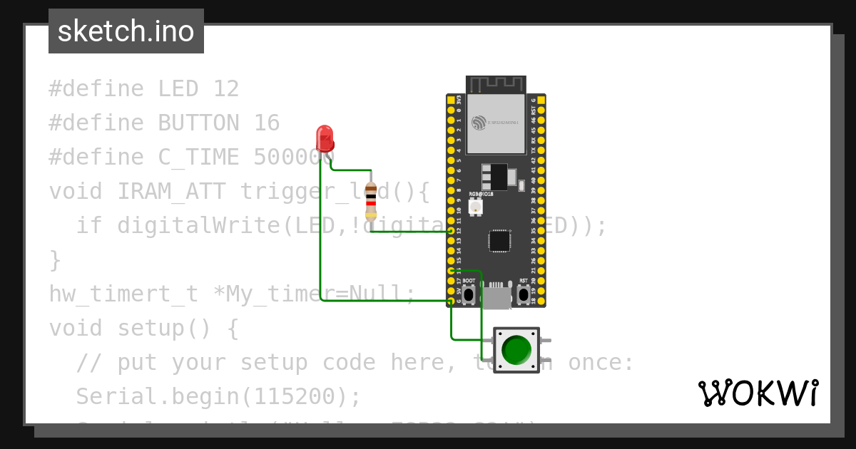 Lab1wokwika Wokwi Esp32 Stm32 Arduino Simulator