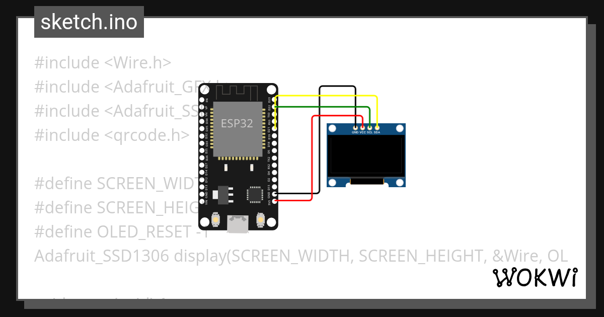 GEN_QR - Wokwi ESP32, STM32, Arduino Simulator