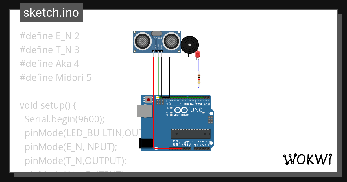 Zaenal Arif sensor ulta Copy (3) - Wokwi ESP32, STM32, Arduino Simulator