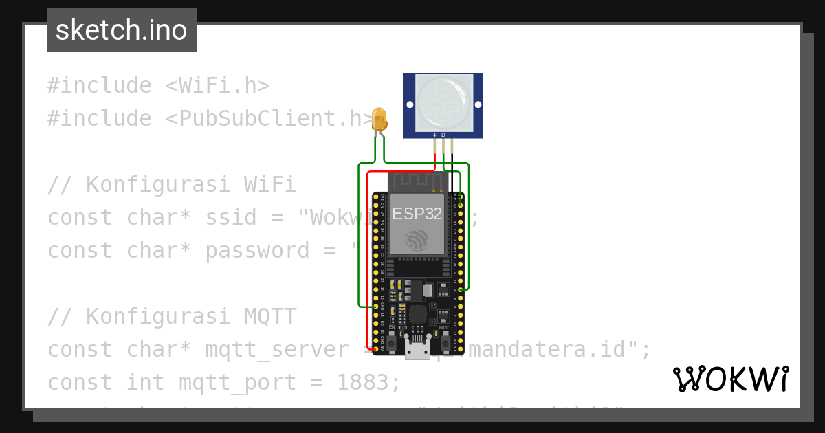 12228527 Mohamad Sahrul Xi Tjkt 2 Wokwi Esp32 Stm32 Arduino Simulator