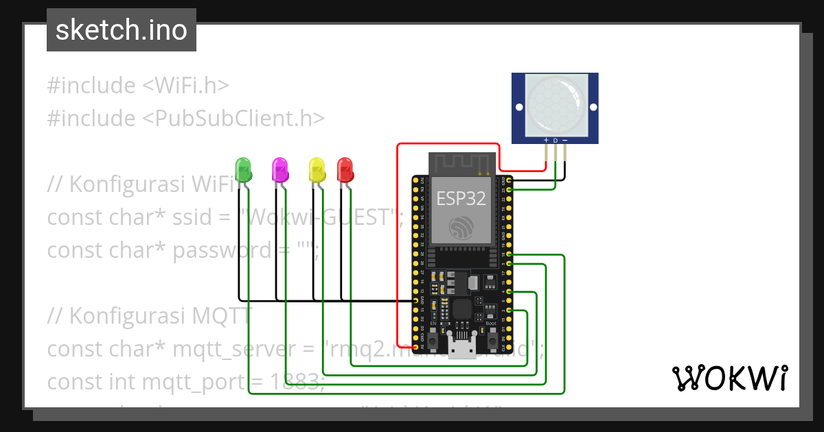 12228479 AFRIZA - Wokwi ESP32, STM32, Arduino Simulator
