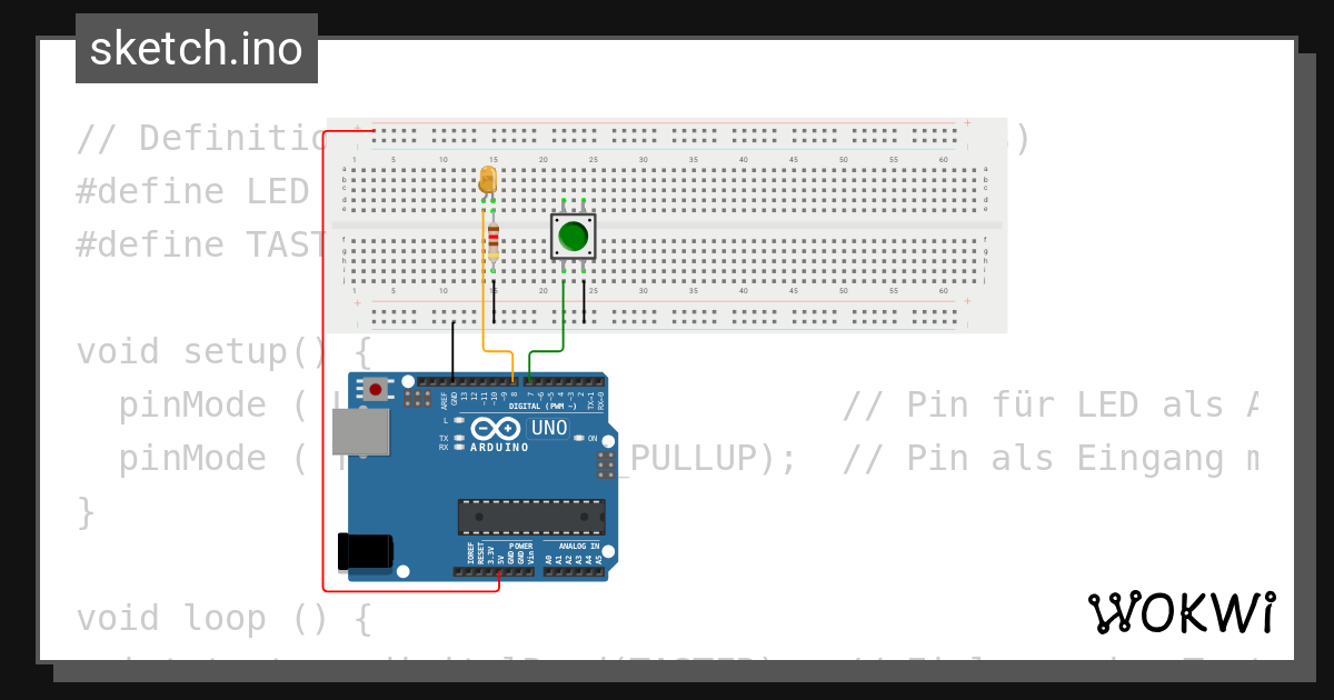 Taster Und Led Pullup Internal Breadboard Wokwi Esp32 Stm32 Arduino 7691