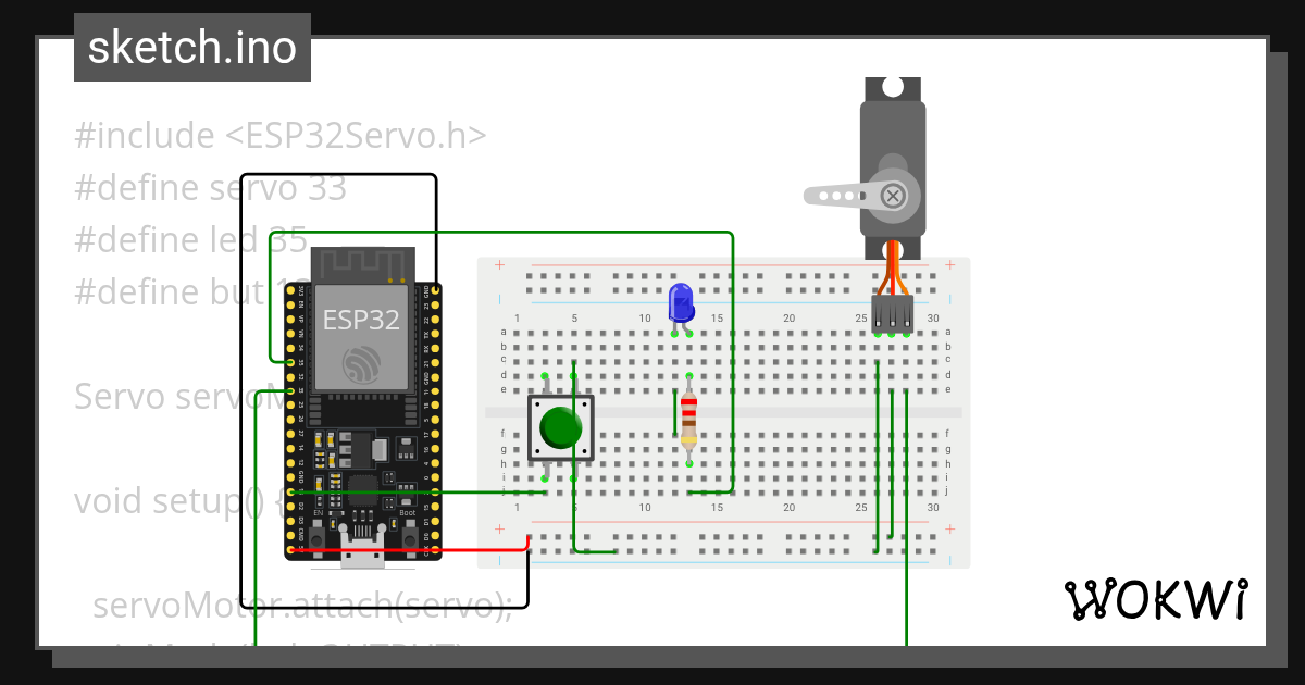projeto 9 - Wokwi ESP32, STM32, Arduino Simulator