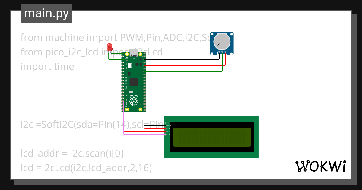 potentiometer - Wokwi ESP32, STM32, Arduino Simulator