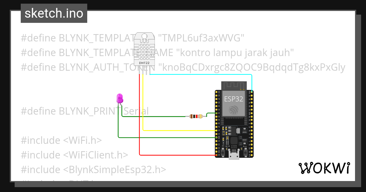 lampu jarak jauh_Tsaniatu Zahrah Azizah - Wokwi ESP32, STM32, Arduino ... lampu jarak jauh_Tsaniatu Zahrah Azizah - Wokwi ESP32, STM32, Arduino ...
