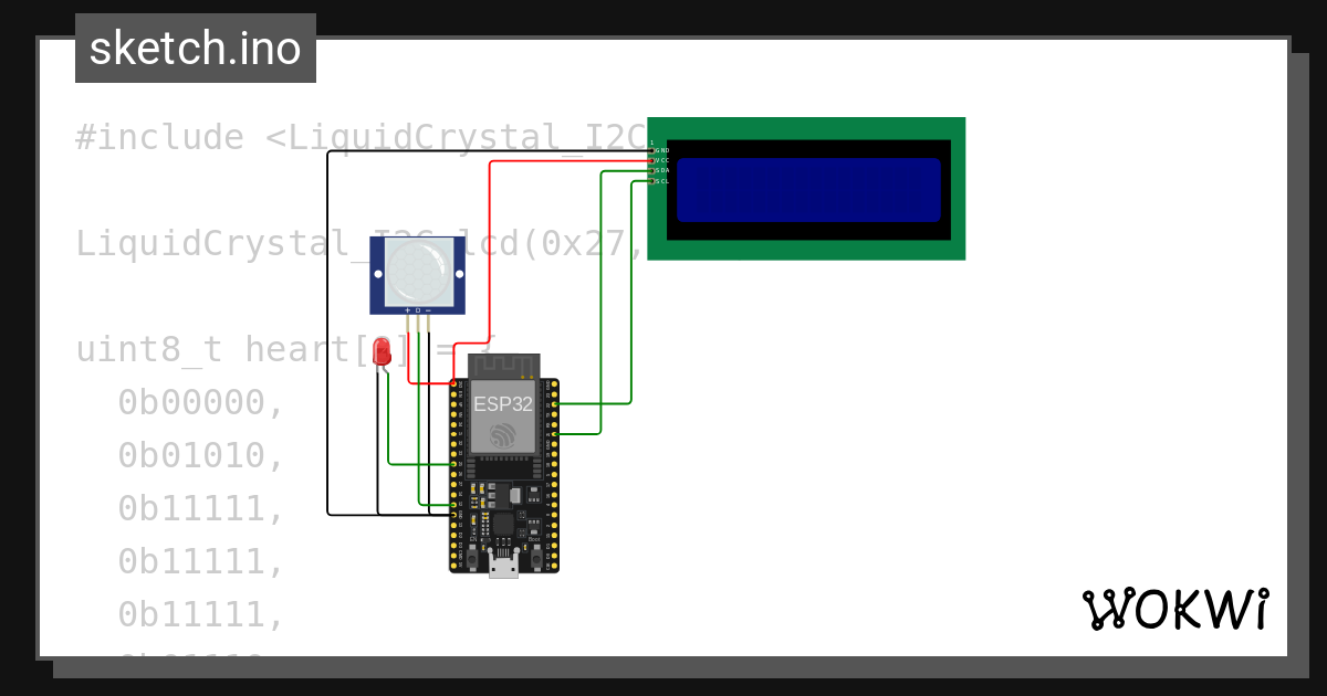 Ledsensor Bisa Wokwi Esp32 Stm32 Arduino Simulator 6484