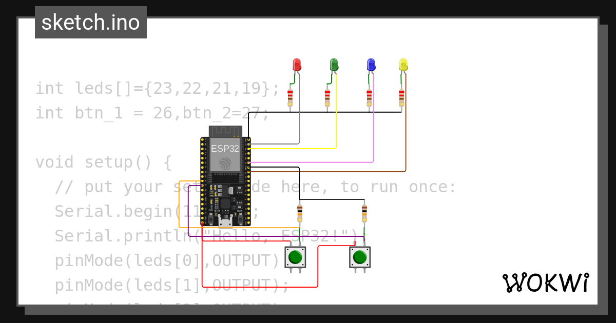 Practica 4 Wokwi Esp32 Stm32 Arduino Simulator 9472