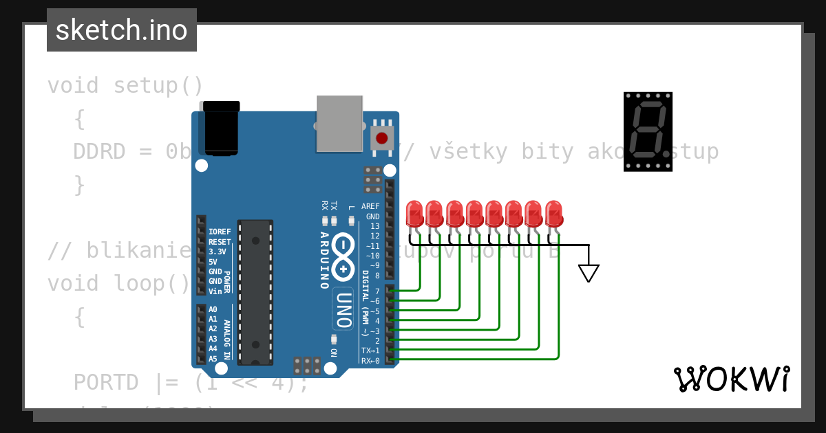Posuvanie 0001 0000 Wokwi Esp32 Stm32 Arduino Simulator