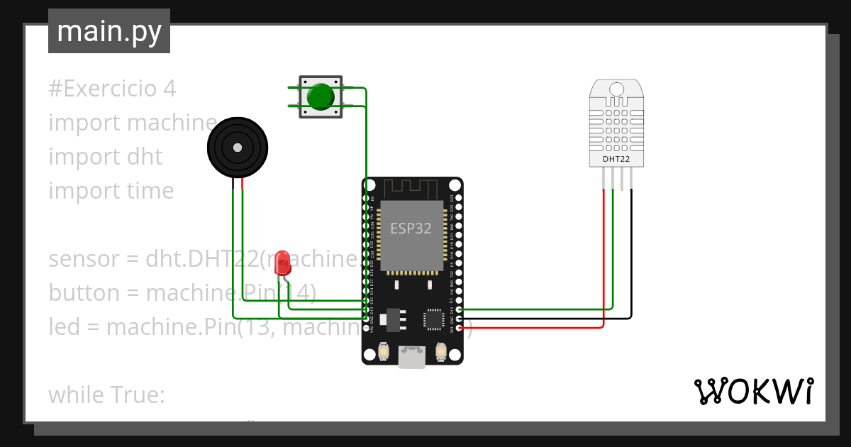 Exercicio 4 - Wokwi ESP32, STM32, Arduino Simulator